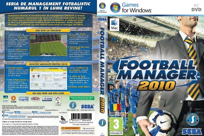 FOOTBALL MANAGER 2010 A AJUNS DEJA NO. 1 ÎN TOPUL VÃ‚NZĂ‚RILOR
