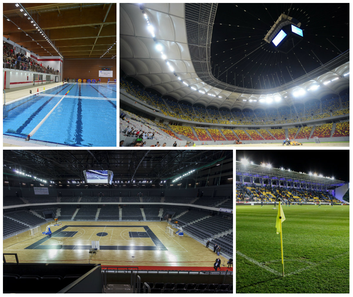 425 de milioane de euro cheltuiți pentru 17 baze sportive decente. Cele ...