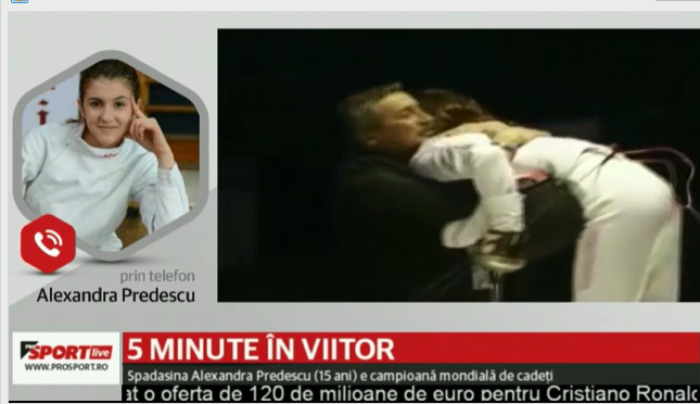 ProSport LIVE "5 minute în viitor" | Are 15 ani și e campioană mondială ...