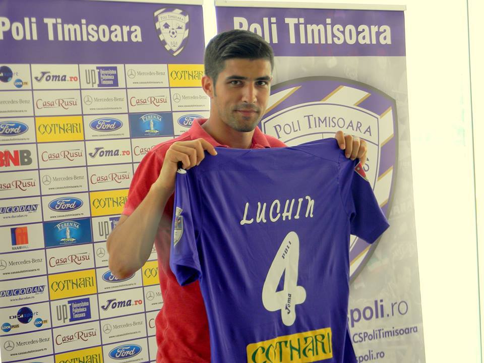 Luchin și-a reziliat contractul cu ACS Poli Timișoara și pleacă din Liga 1