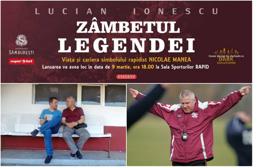 "Zâmbetul legendei", cartea dedicată lui Nae Manea, va fi lansată ...