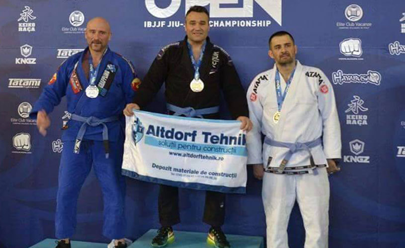 Un român este campion european la Jiu-jitsu Brazilian