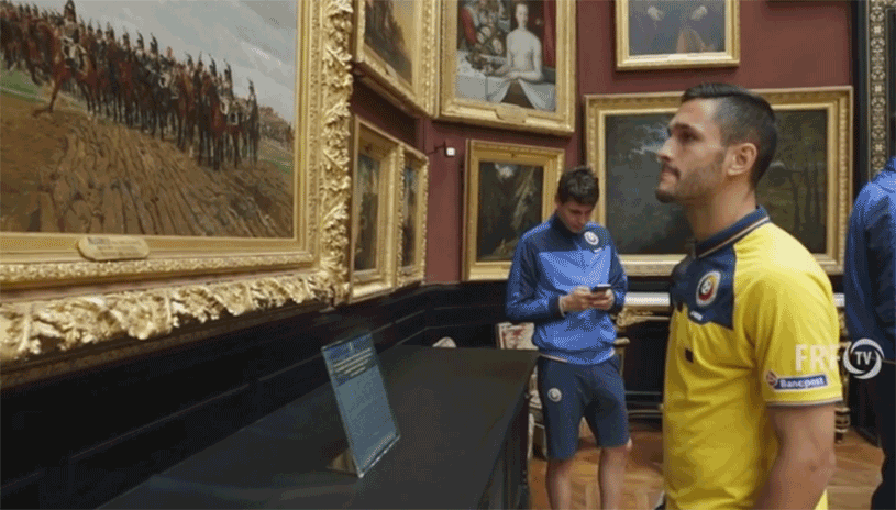 VIDEO | Iordănescu și-a dus jucătorii la muzeu. "Tricolorii" au vizitat ...