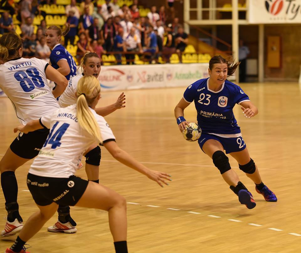 Iryna Glibko, "talismanul" echipei HCM Rm. Vâlcea în acest sezon ...