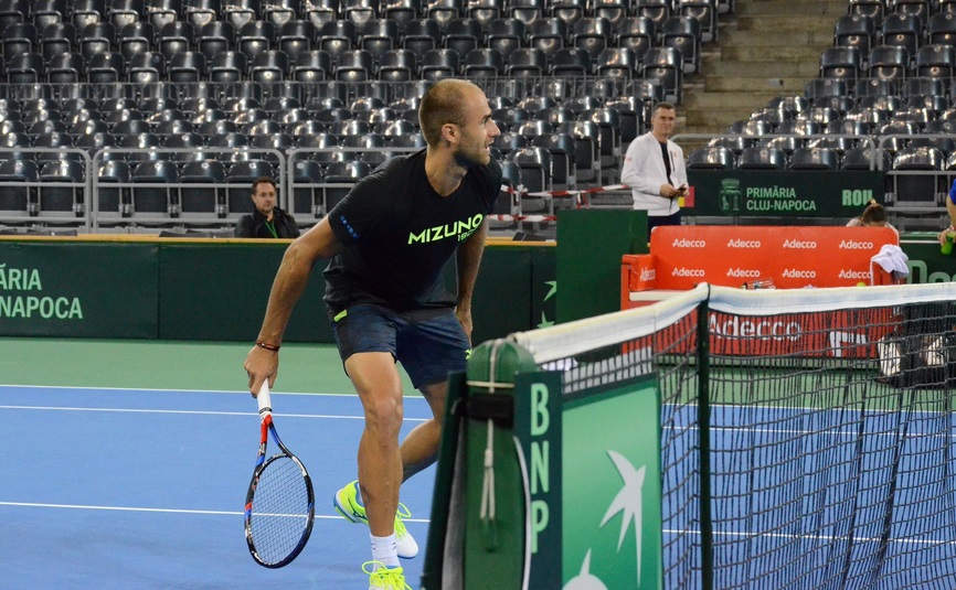 Marius Copil deschide întâlnirea de Cupa Davis dintre România și Maroc ...