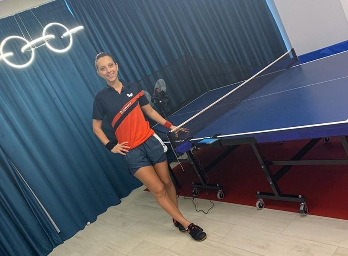 Eliza Samara, antrenament de carantină: masă de tenis și robot în ...