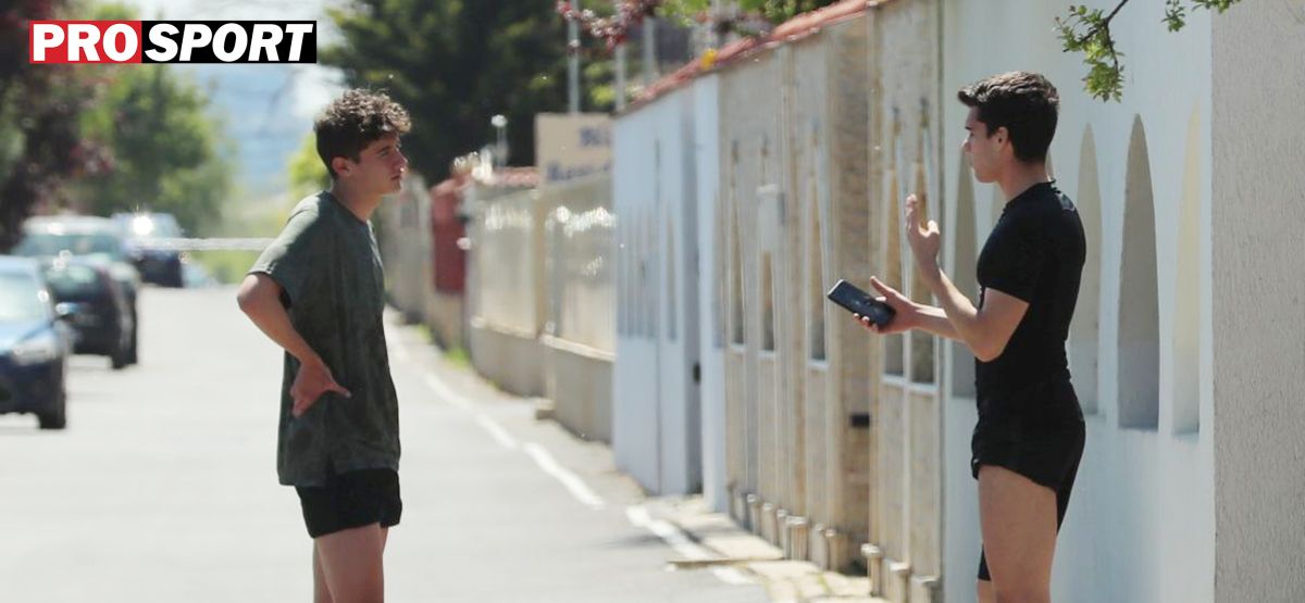 Ianis s-a antrenat alături de Nicolas Popescu, în Pipera! Hagi junior a ...