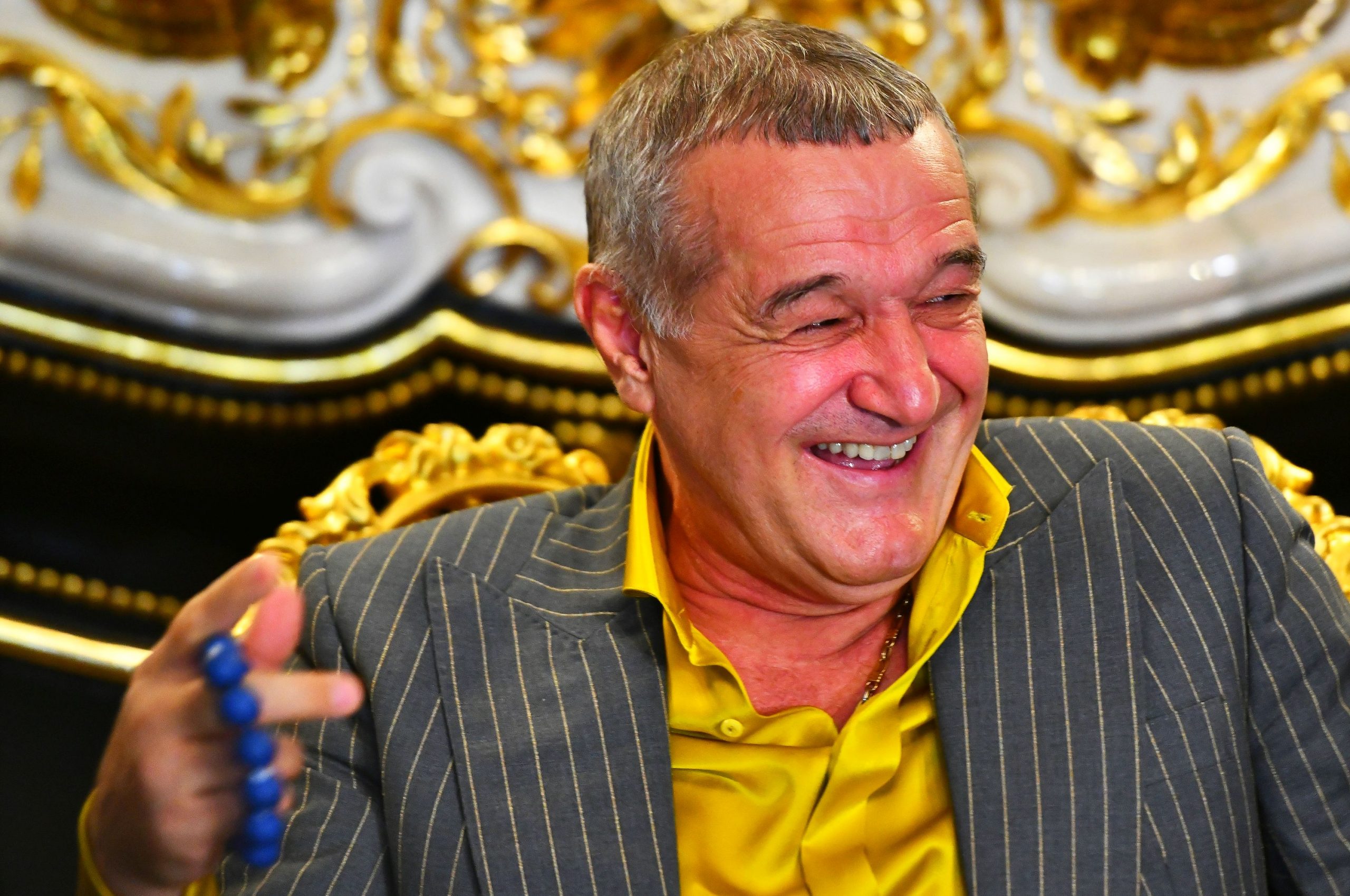 Gigi Becali râde de finul Florentin Pandele, de Ciobotariu și Bălănescu