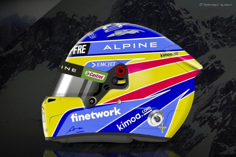 Cum arată casca de pilot a spaniolului Fernando Alonso din noul sezon ...