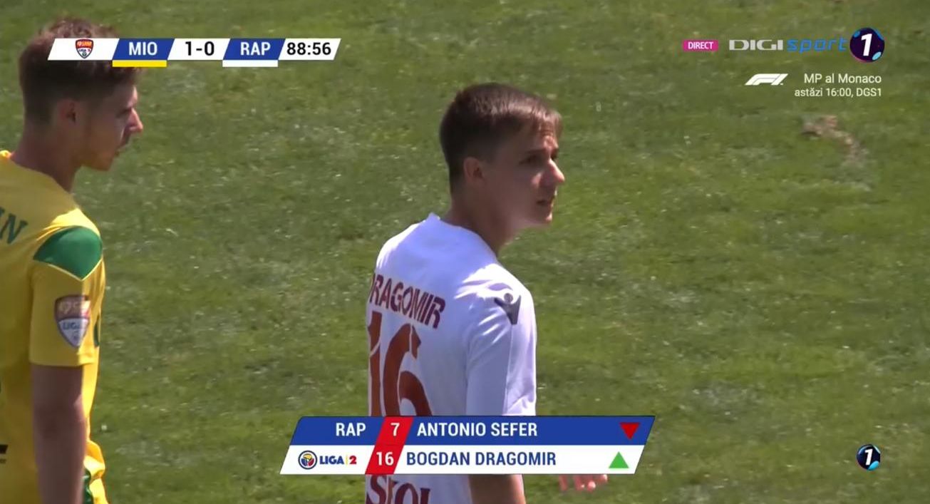Nepotul lui Dumitru Dragomir a debutat la Rapid! Cum s-a descurcat ...