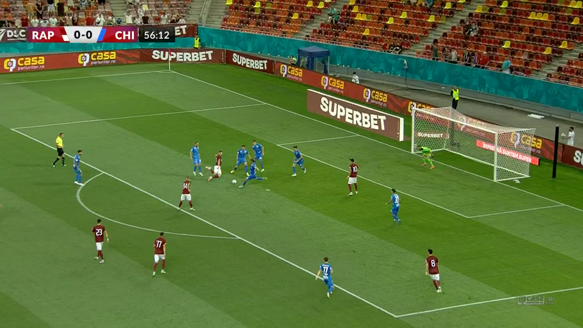 Adrian Bălan, epuizat după ce a fost eroul Rapidului cu Chindia: „Abia ...