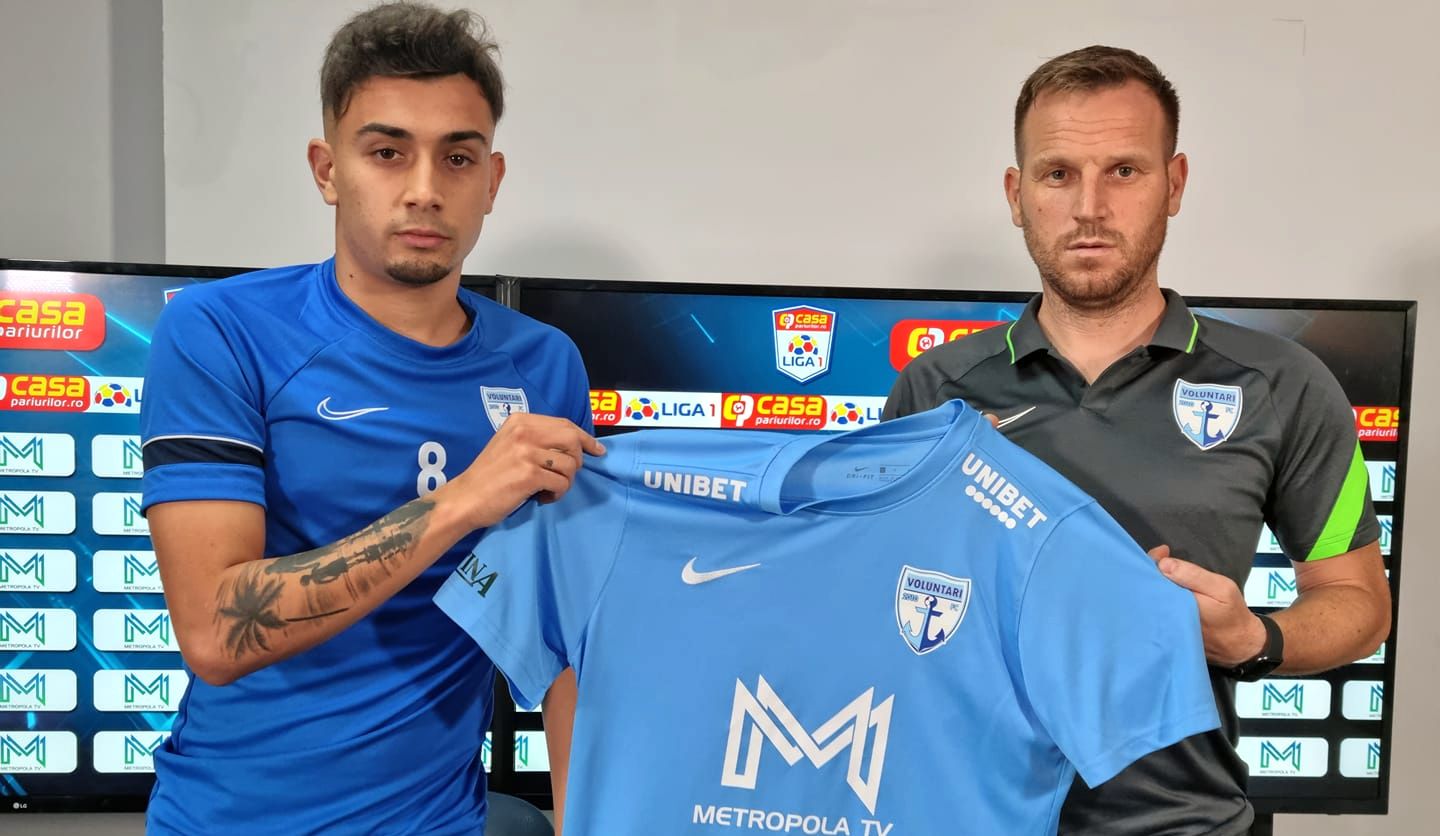 FC Voluntari l-a prezentat oficial pe George Merloi, fotbalistul trecut ...