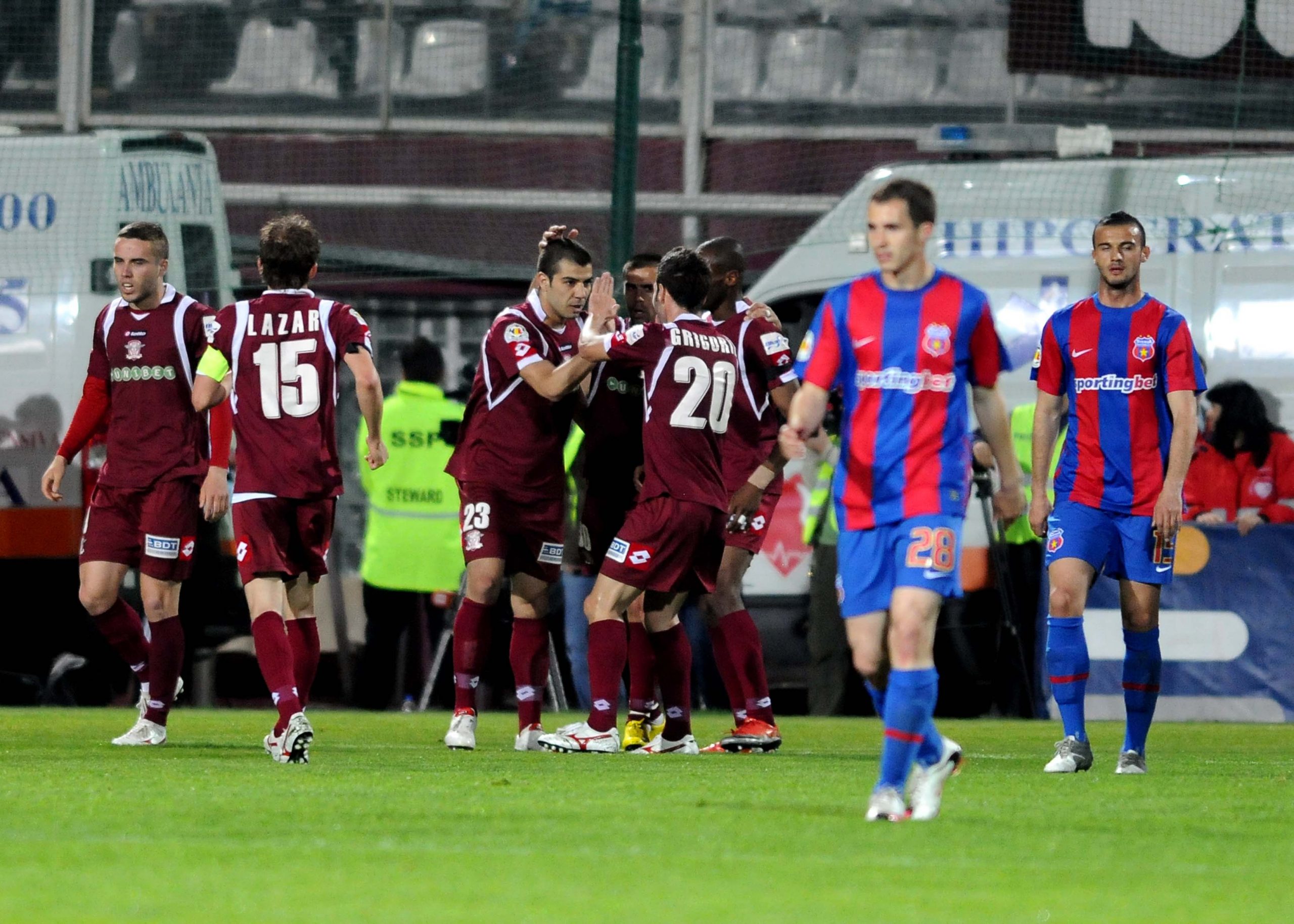 Mircea Bornescu și Marius Avram au rememorat meciul Rapid - FCSB 5-1 ...