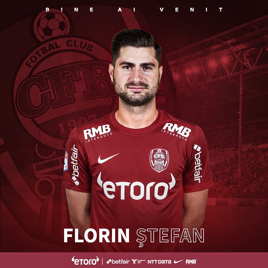 Florin Ștefan a semnat cu CFR Cluj! Fundașul stânga a refuzat FCSB în vară | FOTO