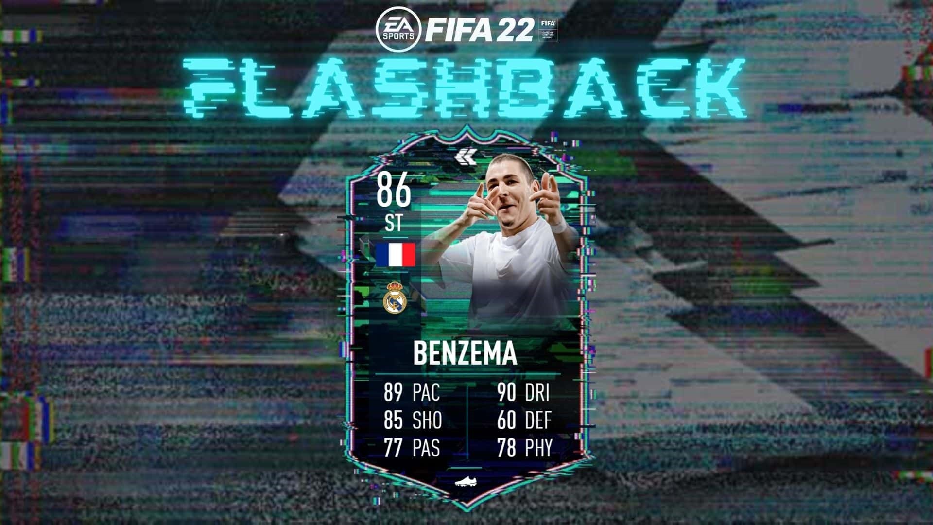 FlashBack Karim Benzema în FIFA 22. Un card ofensiv excelent pentru eLa ...