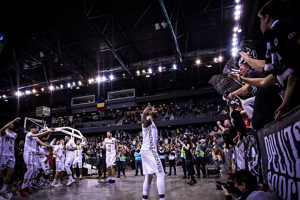 U BT Cluj Napoca victorie în Top16 din Basketball Champions League