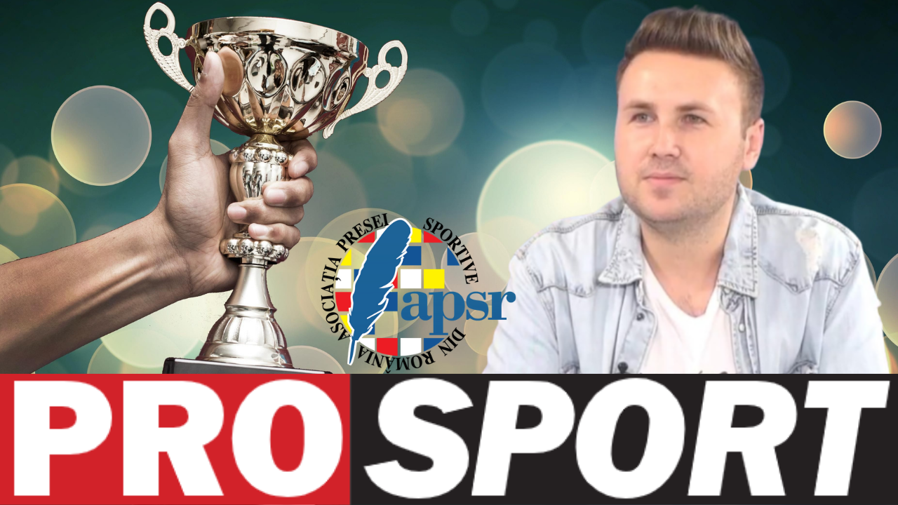 Alin Grigore, jurnalist ProSport, printre laureații Premiilor ...