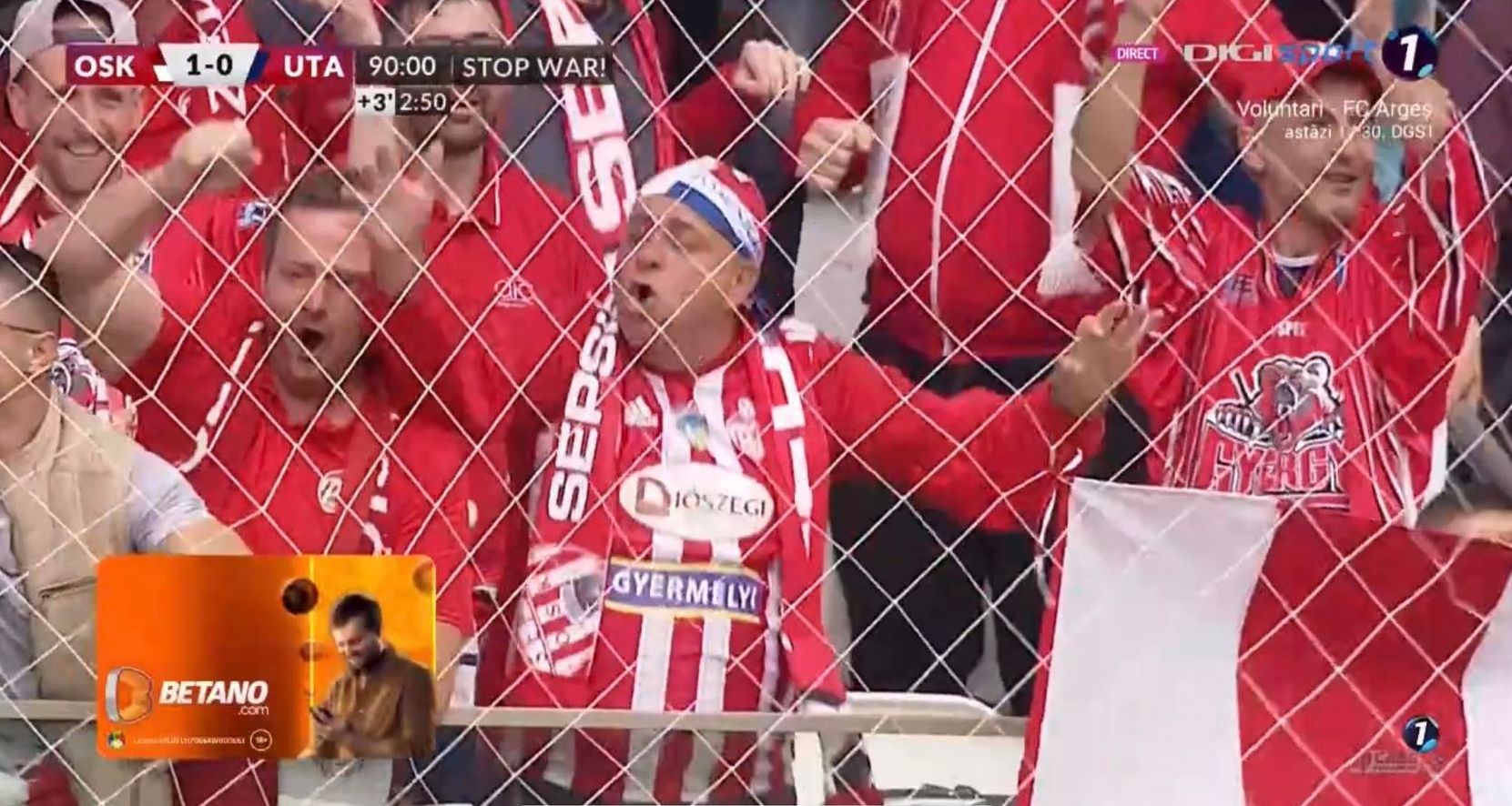 Laszlo Dioszegi, spectacol la Sfântu Gheorghe, la meciul Sepsi - UTA