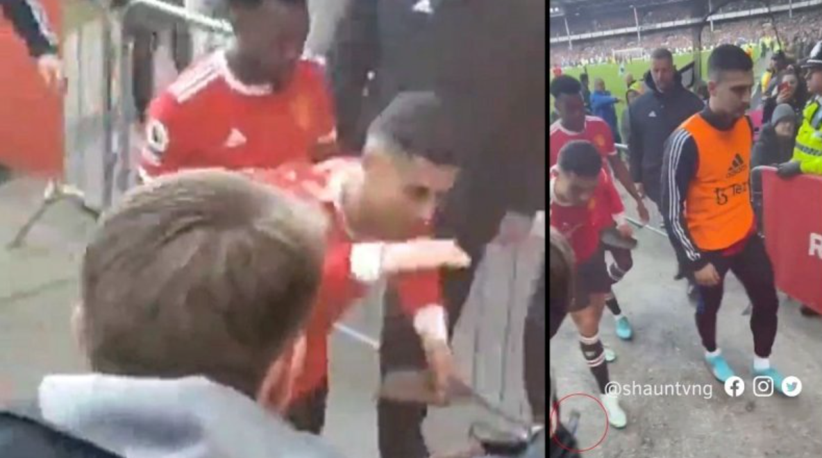 Au apărut imagini noi cu momentul când Cristiano Ronaldo plesnește ...