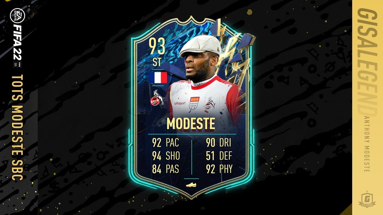 Anthony Modeste în FIFA 22. Recenzia cardului