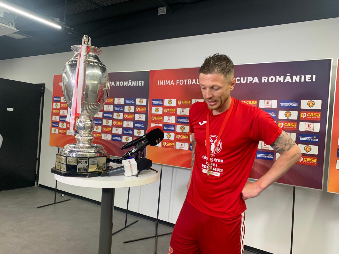 Cristiano Bergodi, cu gândul la Europa după ce a câștigat Cupa României