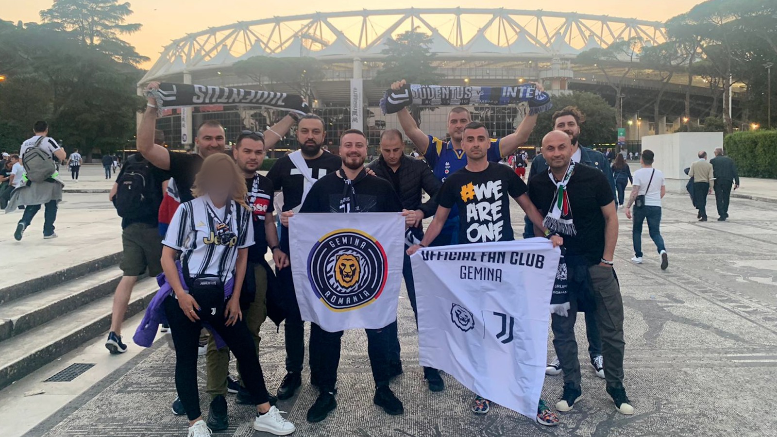 Fanii lui Juventus din România au făcut deplasarea la finala Cupei ...