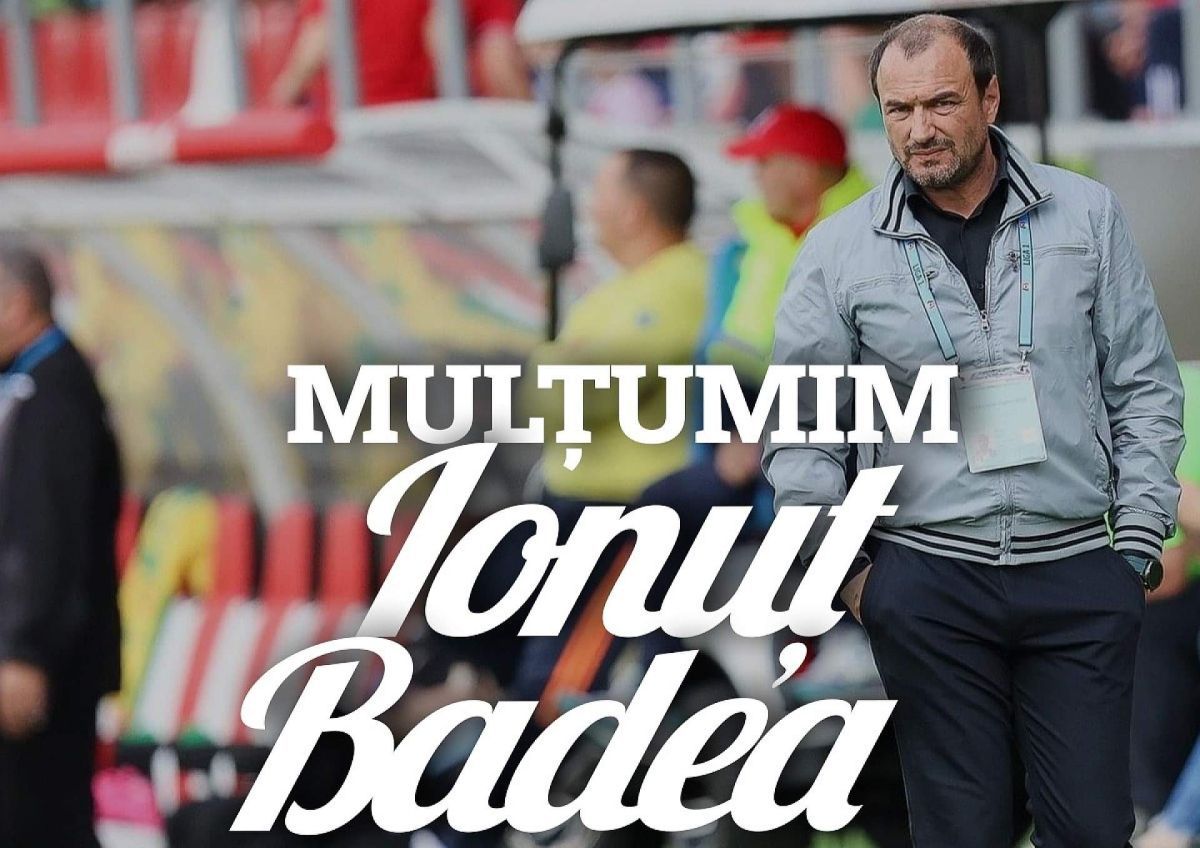 UTA Arad s-a despărțit oficial de Ionuț Badea: „Îi mulțumim!”