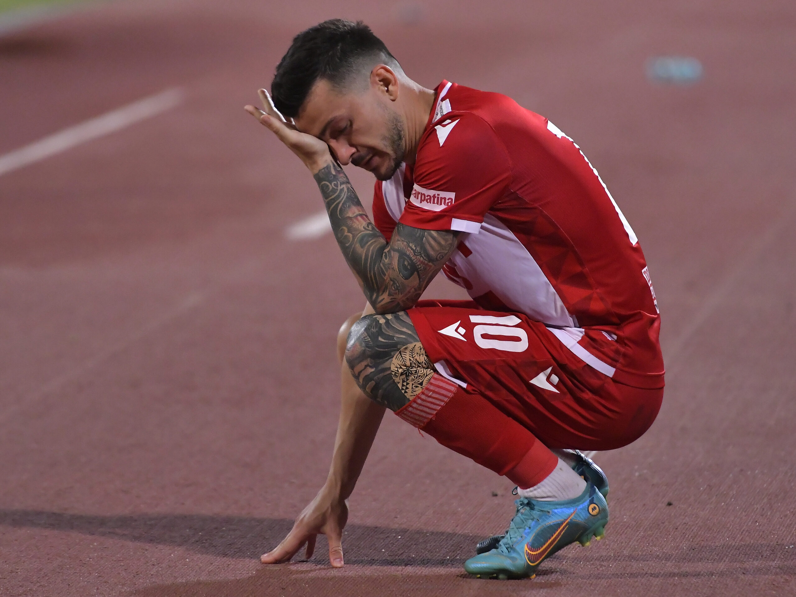 Momente triste pentru Cosmin Matei când a retrogradat cu Dinamo