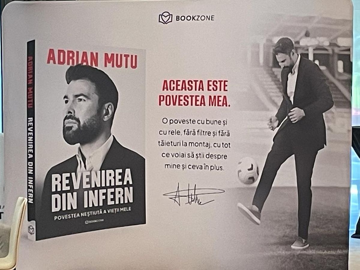Adrian Mutu, dezvăluiri în autobiografia Revenirea din Infern. Cum a greșit