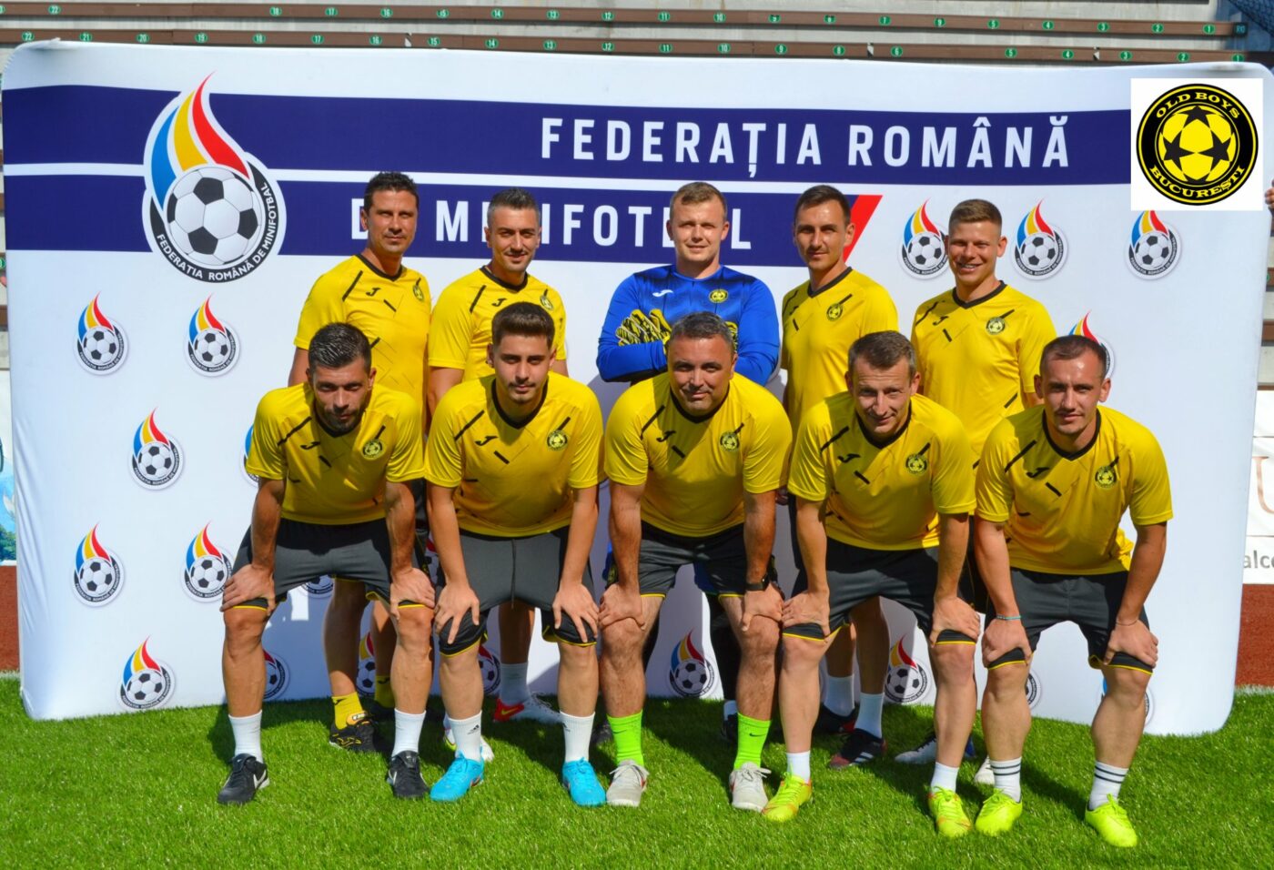 Marius Mitu, campion național la minifotbal cu echipa Old Boys București