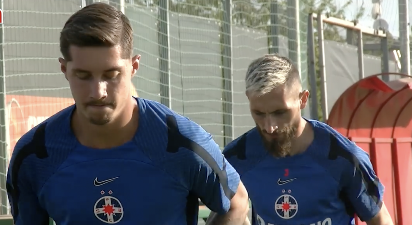 Primele imagini cu David Miculescu și Bogdan Rusu în tricoul FCSB!