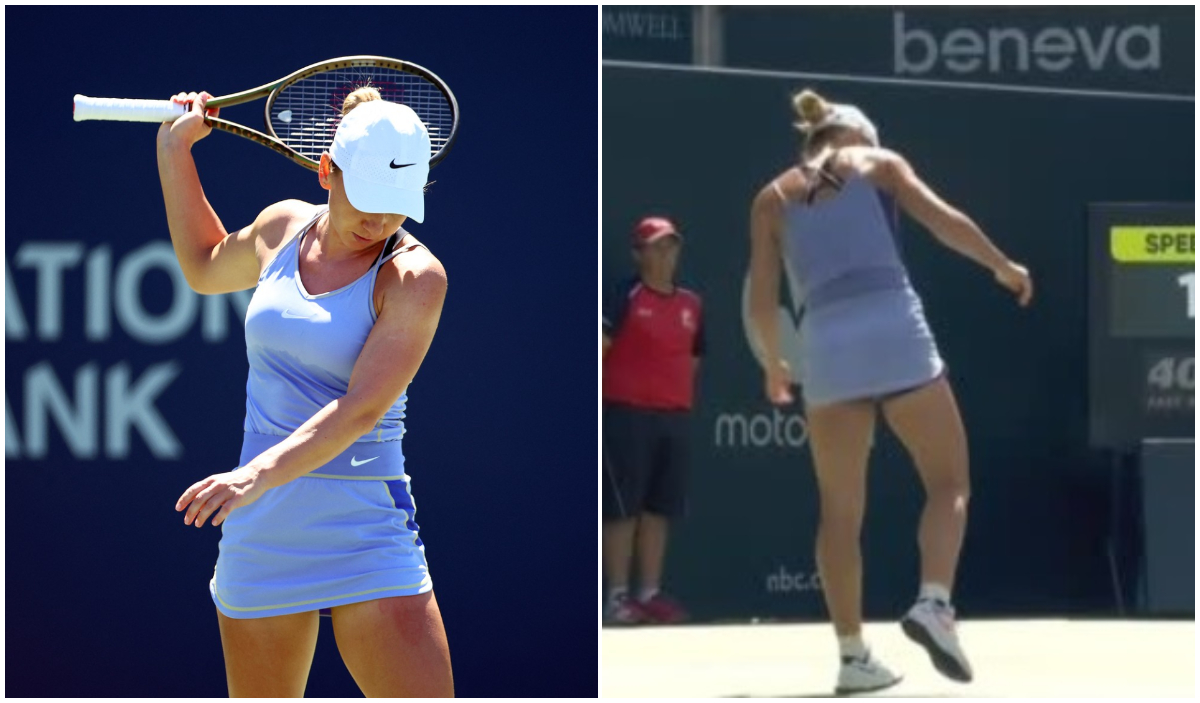 Simona Halep, avertizată să nu mai arunce cu racheta de pământ!