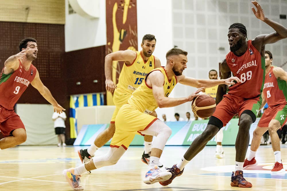Eșec usturător pentru România la baschet masculin: 59-75 cu Portugalia