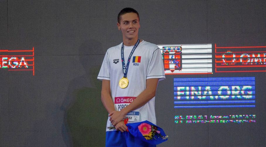 David Popovici, după ce a câștigat încă o medalie de aur la Mondiale
