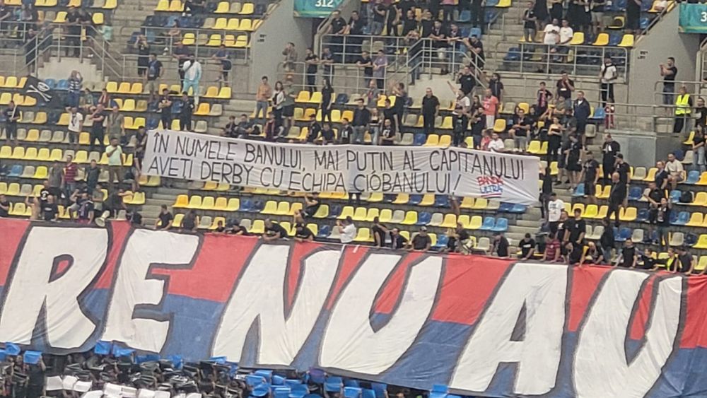 Războiul bannerelor în Dinamo - CSA Steaua! Ultrașii celor două ...