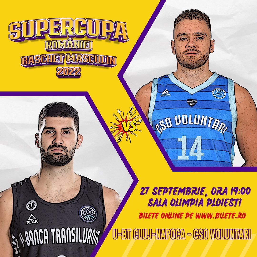 Supercupa României la baschet masculin se joacă la Ploiești