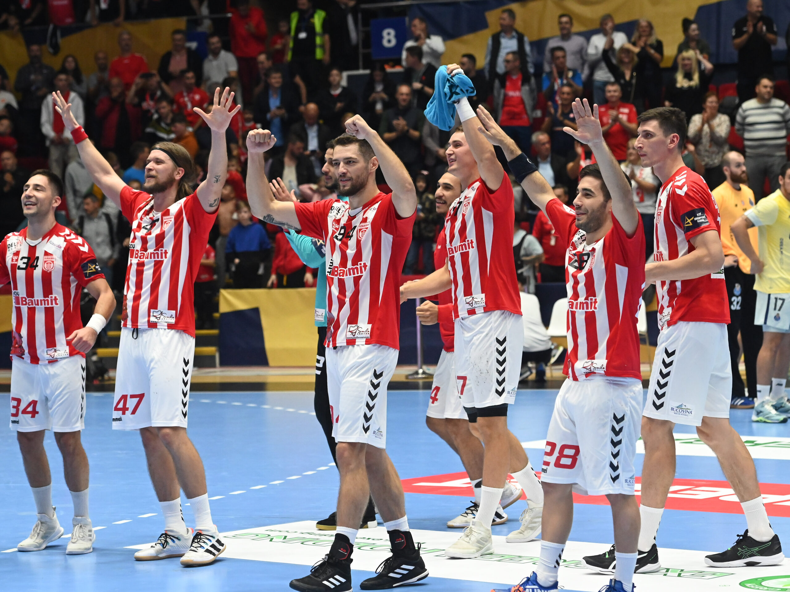 Dinamo a câștigat cu FC Porto în Liga Campionilor la handbal