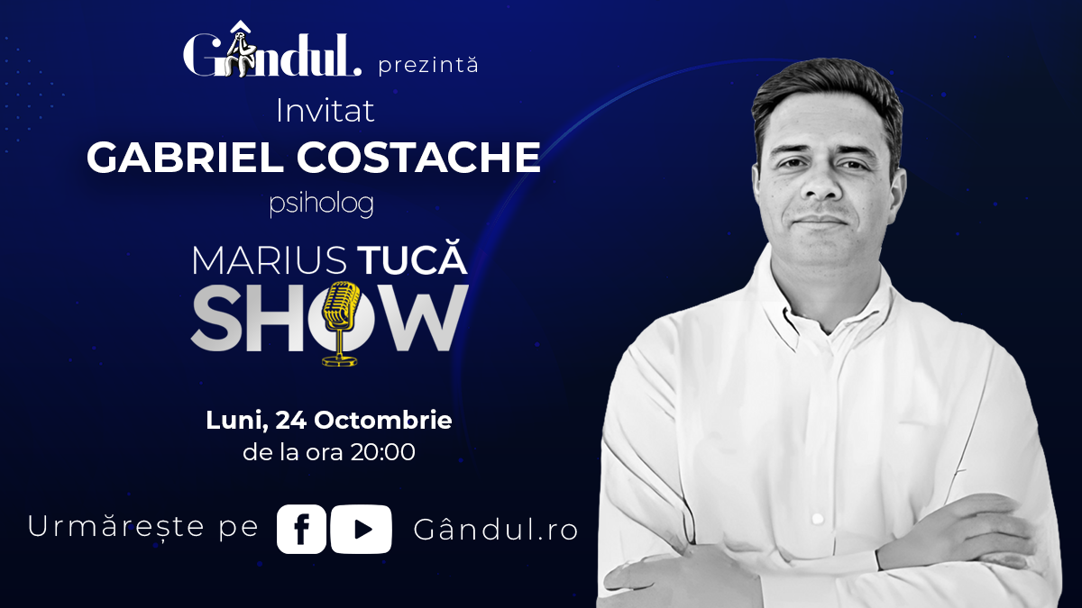 Marius Tucă Show începe luni, 24 octombrie, de la ora 20.00, live pe ...