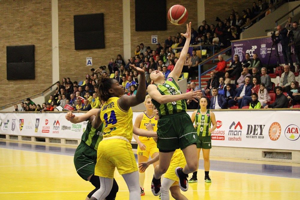 Echipa de baschet feminin a Aradului, în cupele europene