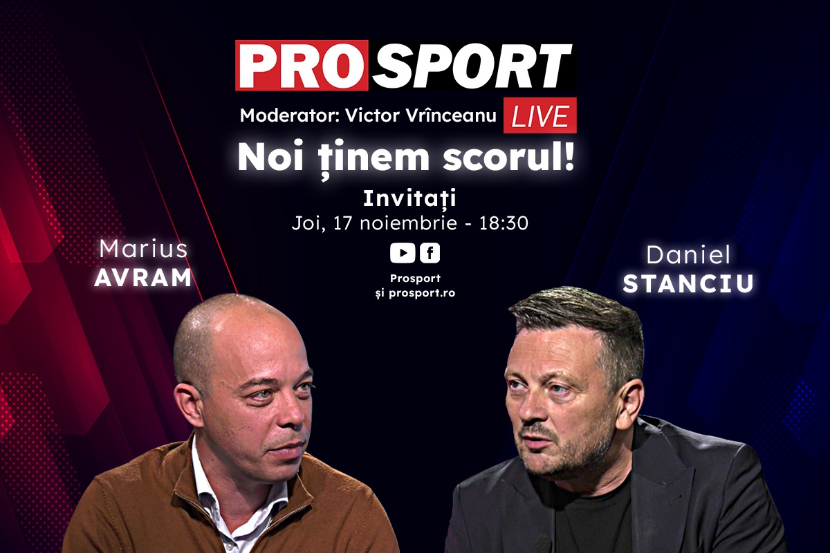 ProSport Live, o nouă ediție premium pe prosport.ro! Daniel Stanciu, directorul executiv de la ...