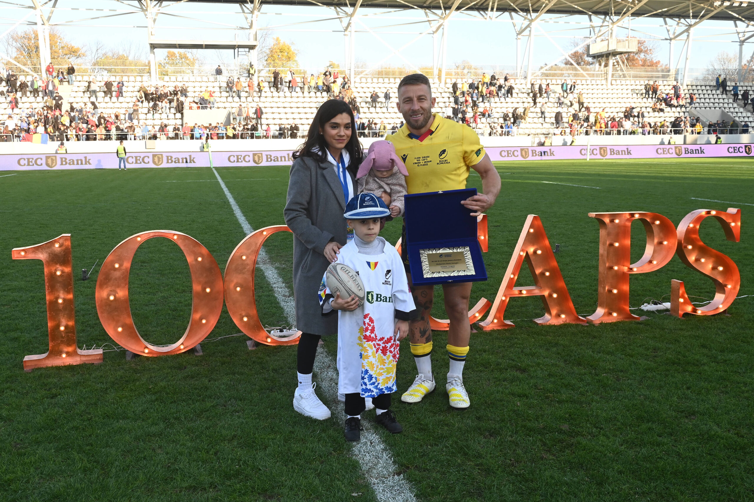 Povestea lui Florin Surugiu, rugbistul care a ajuns la 100 de meciuri