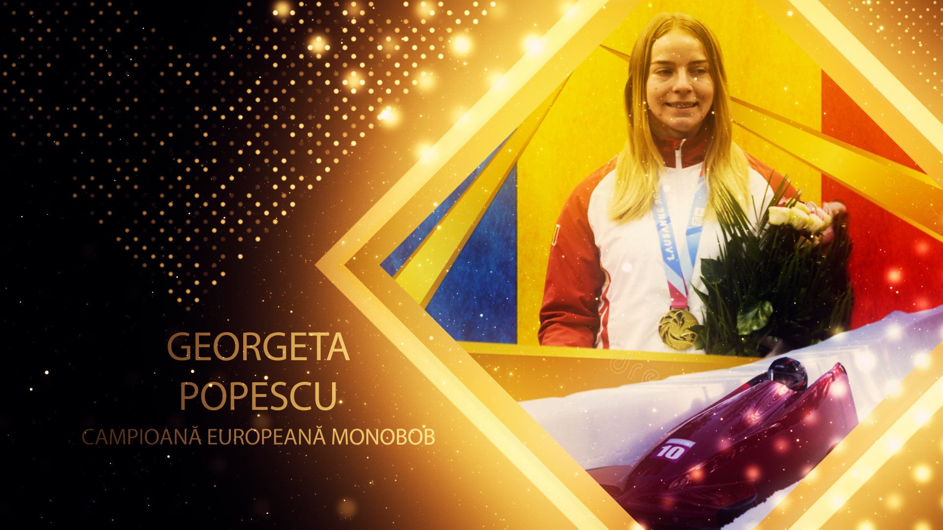 Prima campioană olimpică a României din istoria monobobului