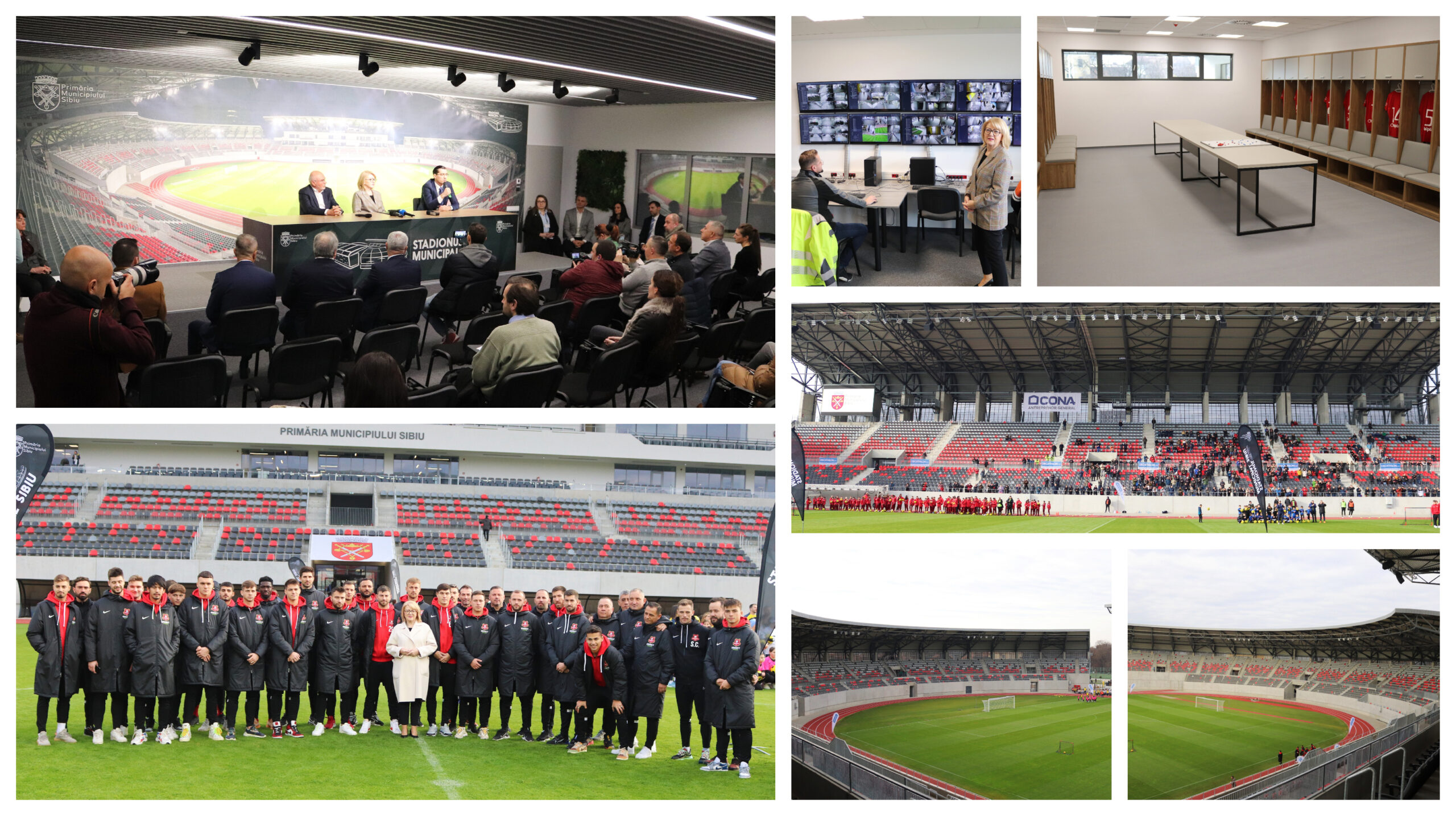 Stadionul Municipal din Sibiu a fost inaugurat