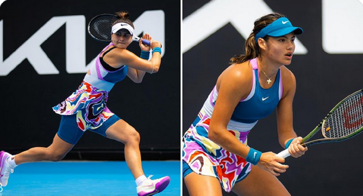 Îmbrăcate la fel, victorii la indigo! Emma Răducanu și Bianca Andreescu ...