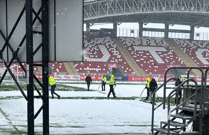 Cum arată terenul de la Arad cu 24 de ore înaine de UTA - Mioveni