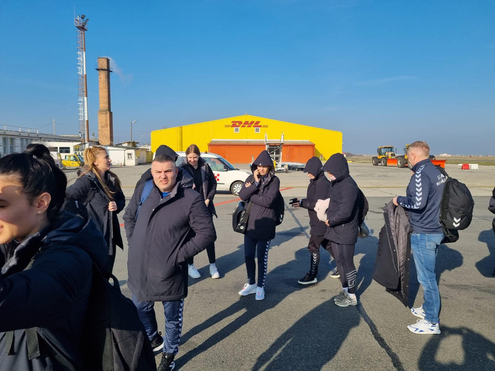 Echipa de handbal SCM Rm. Vâlcea, întârziată de ceață în drumul spre Ungaria