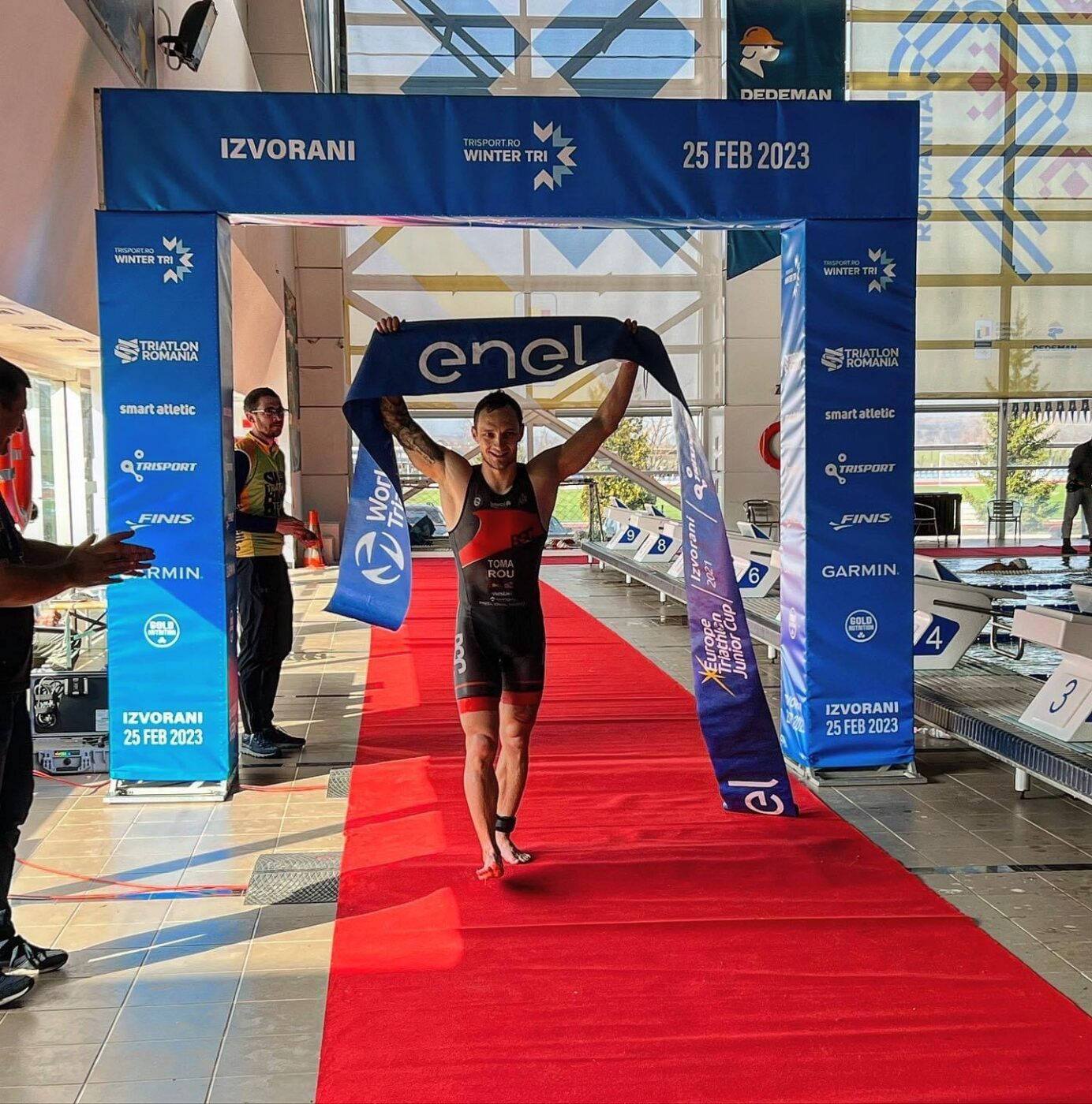 Doctorița sexy din lotul național n-a avut rival la Winter Triathlon