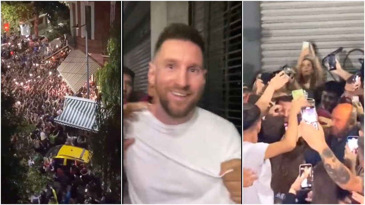 Lionel Messi, prins la înghesuială în Buenos Aires! Argentinienii i-au ...