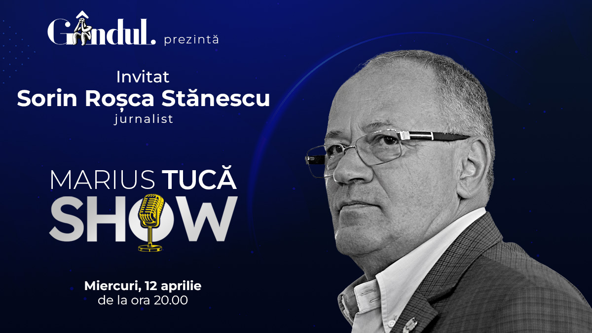 Marius Tucă Show începe miercuri, 12 aprilie, de la ora 20.00, live pe ...
