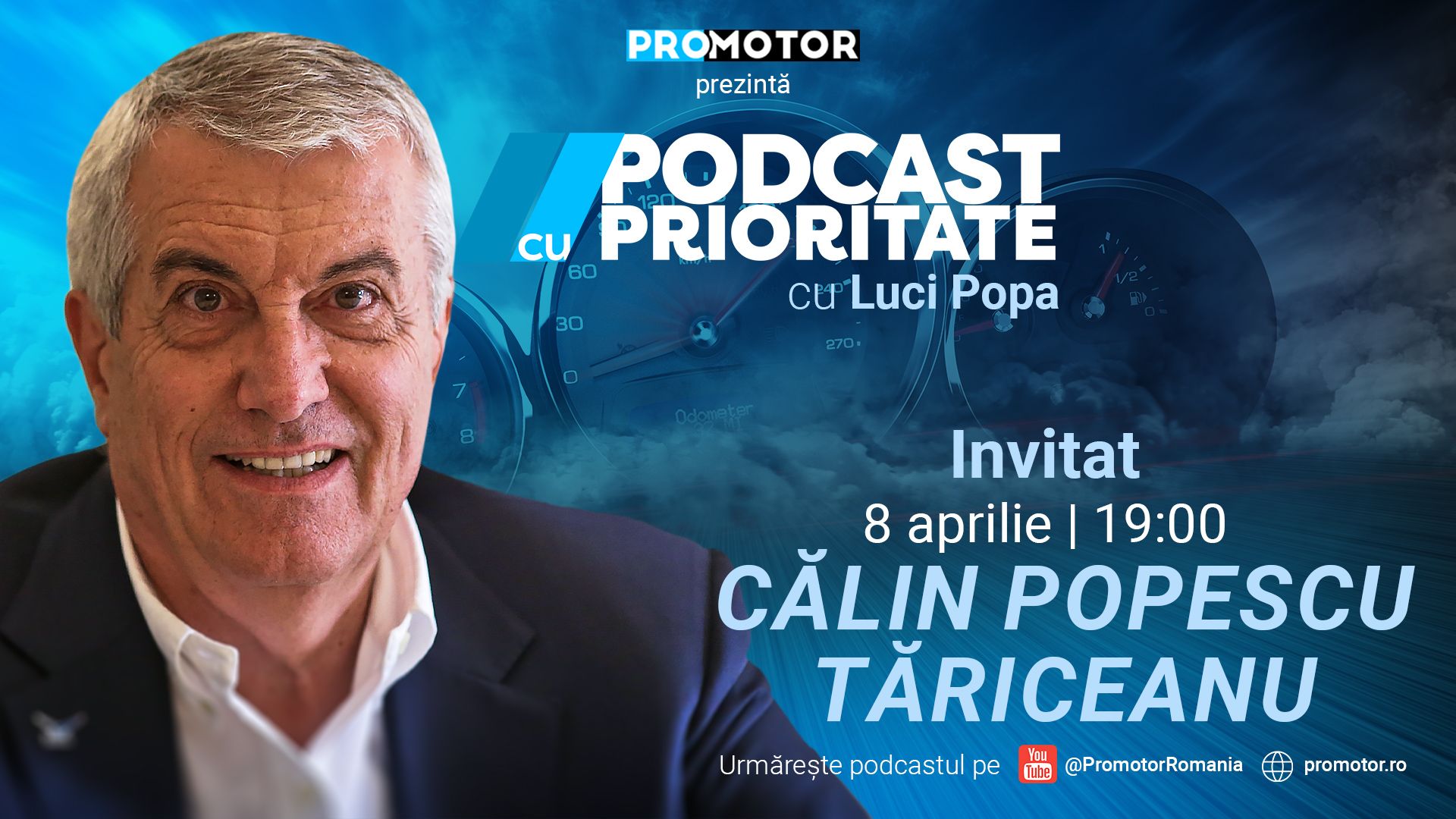 Podcast cu Prioritat cu fostul prim-ministru Călin Popescu-Tăricean
